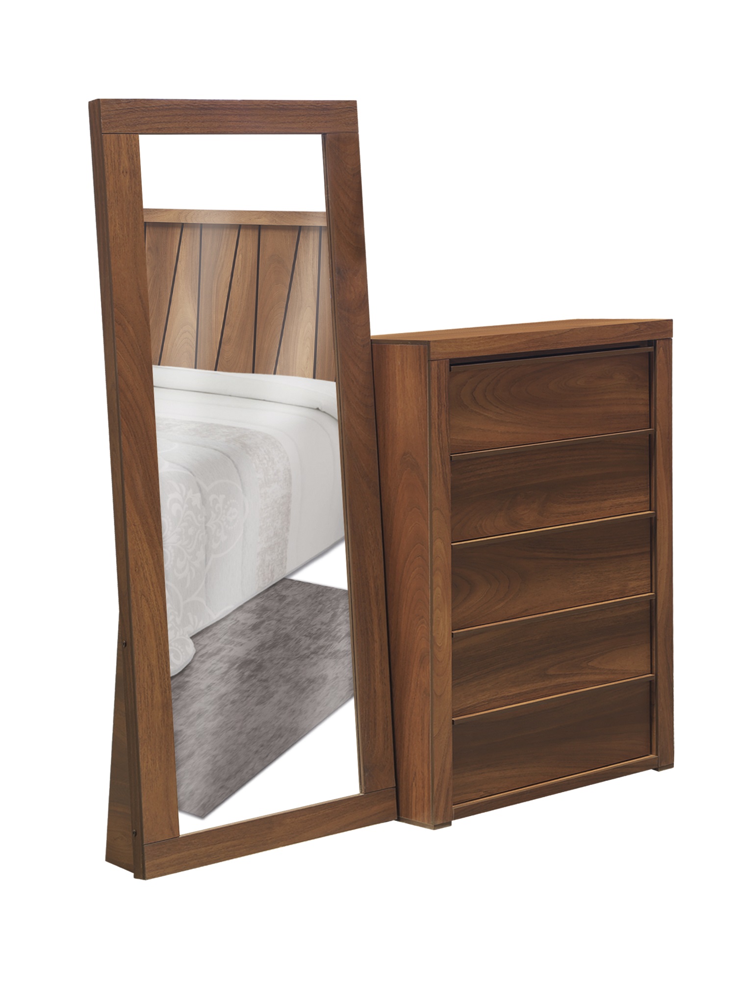 Recamara Victoria King Size Parota | Mueblería Elizondo