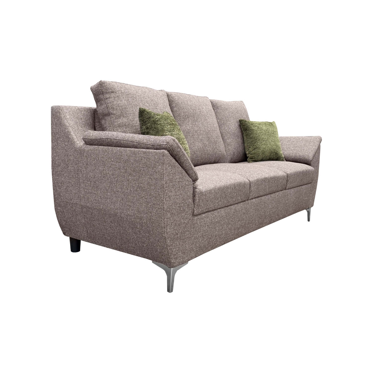 Sofa Emily café linato jaspe | Mueblería Elizondo