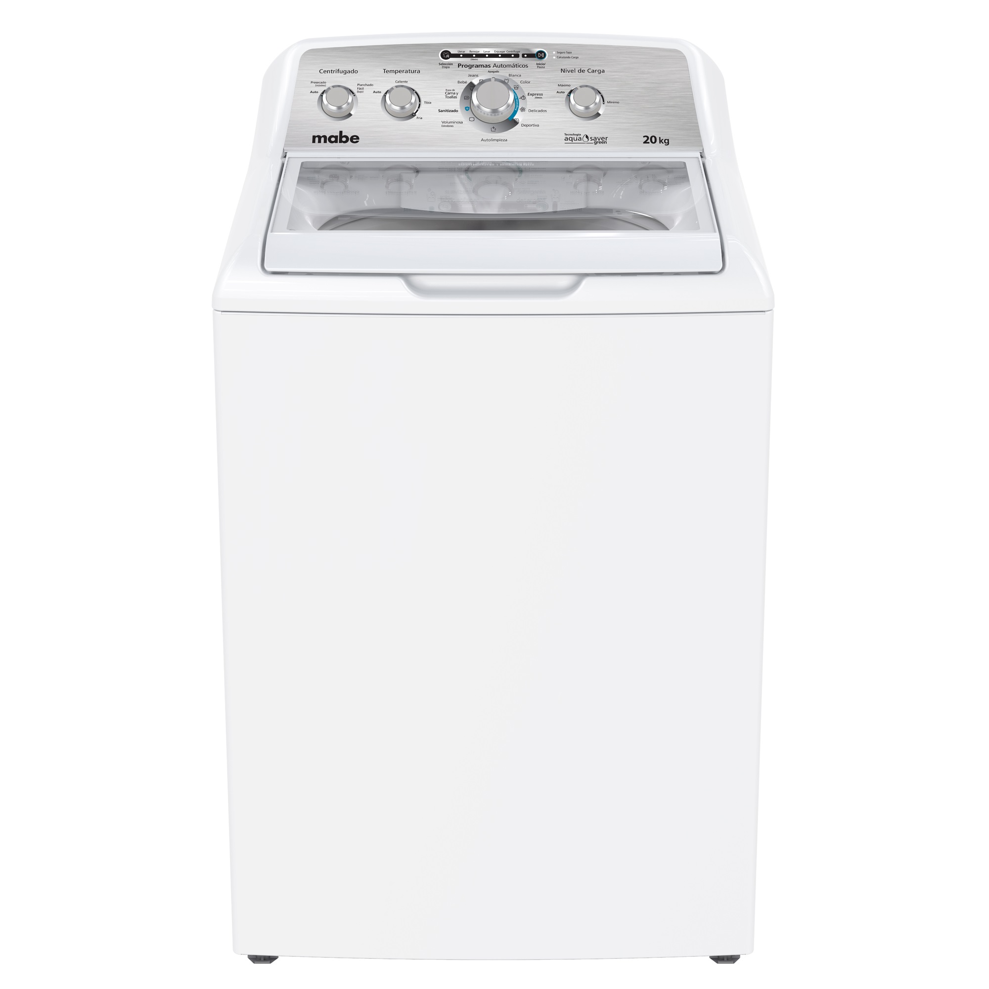 Lavadora Mabe LMA70214VBAB0 20 KG Blanco | Mueblería Elizondo