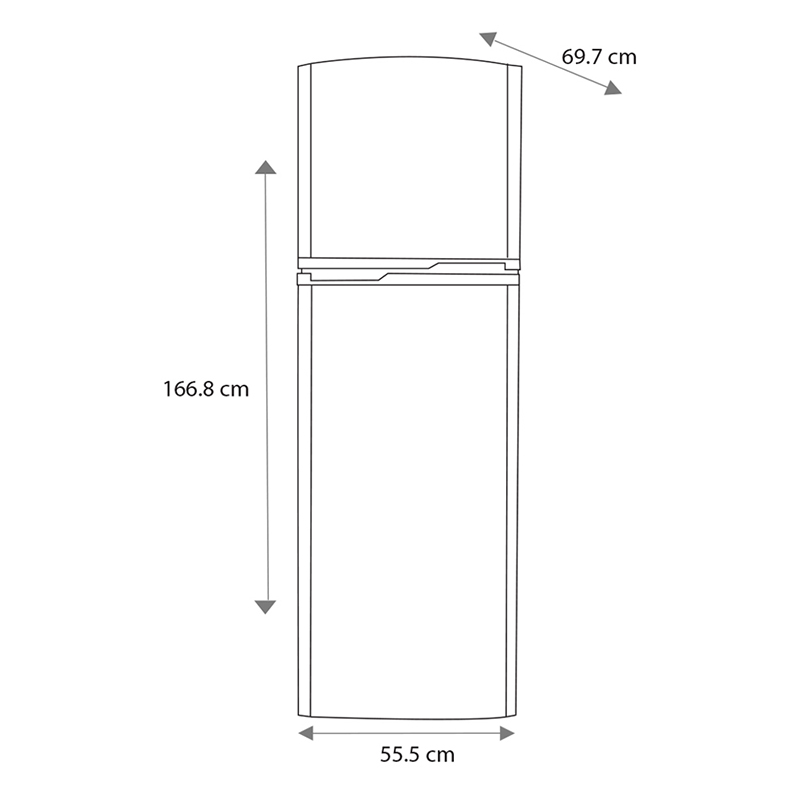 Refrigerador Mabe Rma250pvmrm0 10 | Mueblería Elizondo